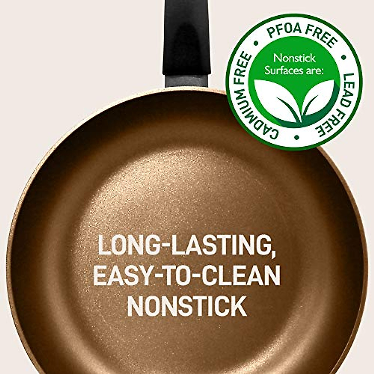 NutriChef 12-Piece Nonstick Kitchen Cookware Set - Professional Hard Anodized Home Kitchen Ware Pots and Pan Set, Includes Saucepan, Frying Pans, Cooking Pots, Dutch Oven Pot, Lids, Utensil -