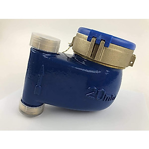 DAE V-75 Vertical Water Meter, 3/4” NPT Couplings, Measuring in Gallons