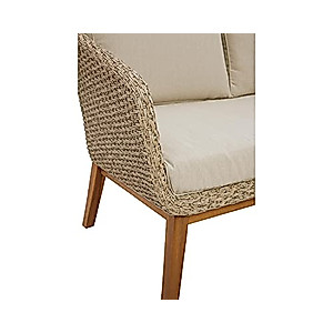 Signature Design by Ashley Crystal Cave Loveseat with Table Set of 2, 0, Beige