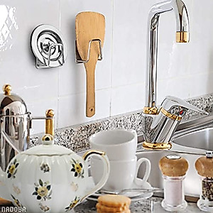 NADOBA Sink Sponge Holder for Kitchen - Stainless Steel Sponge Holder Kitchen Sponge Holder for Sink - Dish Sponge Holder for Sink Soap Sponge Holder - Sponge Caddy for Kitchen Sink Sponge Holder