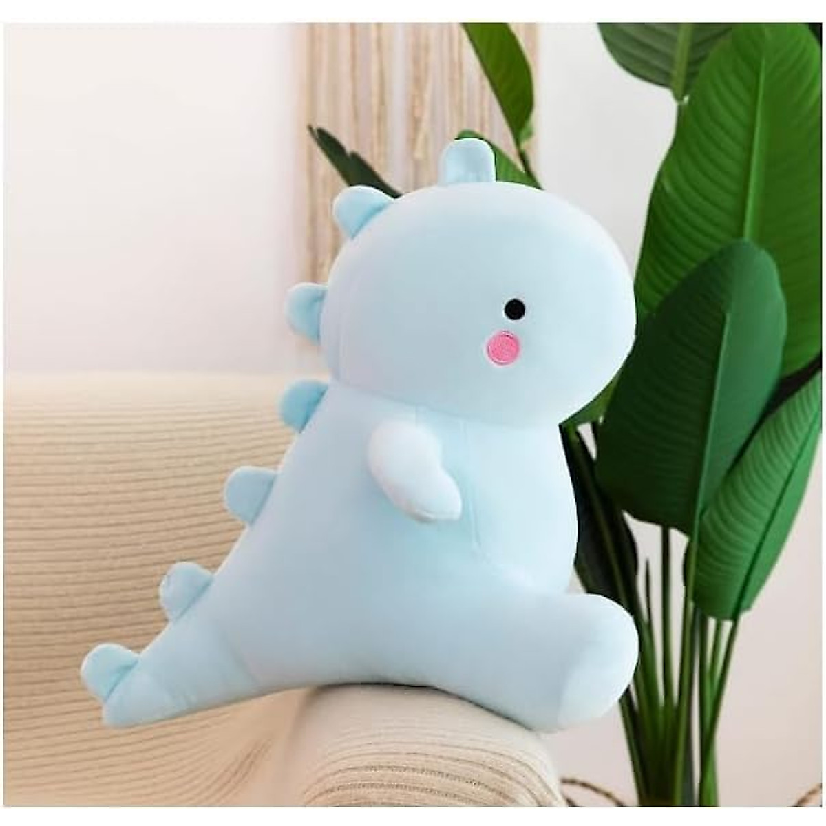 Cute Dinosaur Plush Toys, Dinosaur Filled Animal Shaped Large Pillow Soft 3D Toys, Dinosaur Plush Dolls, Birthday Gifts for Girls and Boys (blue/20in)