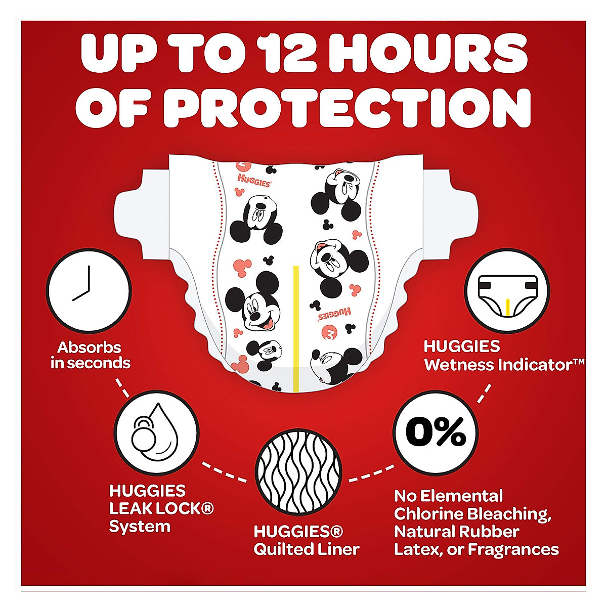 Huggies Snug & Dry Baby Diapers, Size 2, 38 Ct