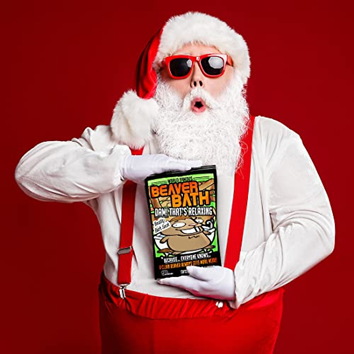 Beaver Bath Soak – Pink Bath Salts Luxury Bath Funny Girlfriend Gifts for Best Friends Funny Bath Products Sea Salts Funny Spa Gifts for Women Naughty Gag Gifts Bachelorette Party Favors