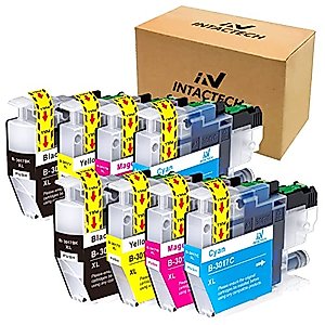 Intactech LC3017XL Compatible Ink Cartridges Replacement for Brother 3017XL LC3017 High Yield for MFC-J6930dw MFC-J5330dw MFC-J6530dw MFC-J6730dw (8-Pack, 2 Black,2 Cyan,2 Magenta,2 Yellow)