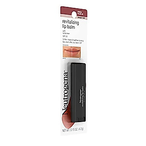 Neutrogena Revitalizing and Moisturizing Tinted Lip Balm with Sun Protective Broad Spectrum SPF 20 Sunscreen, Lip Soothing Balm with a Sheer Tint in Color Fresh Plum 60.15 oz