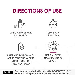 GoodBye Yellow by Schwarzkopf Shampoo 300ml, 10.0 Ounce (4045787515992)