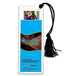 Willy Wonka and The Chocolate Factory FilmCells Bookmark with Tassel and 35mm Movie Film Cell