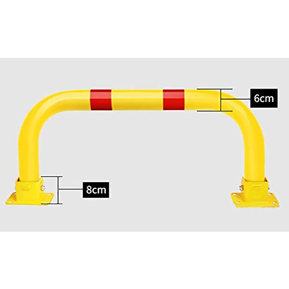Parking Posts Lockable, Private Car Parking Latch Space Lock, Space Saver Car Park Driveway Guard Saver, Easy Installation, Against Pressure (Size : 80cm×33cm) (60cm×33cm) () ()