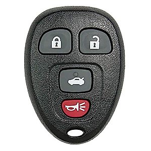 Keyless2Go Replacement for New Keyless Entry Remote Car Key Fob for Select Malibu Cobalt Lacrosse Grand Prix G5 G6 Models That use 15252034 KOBGT04A Remote