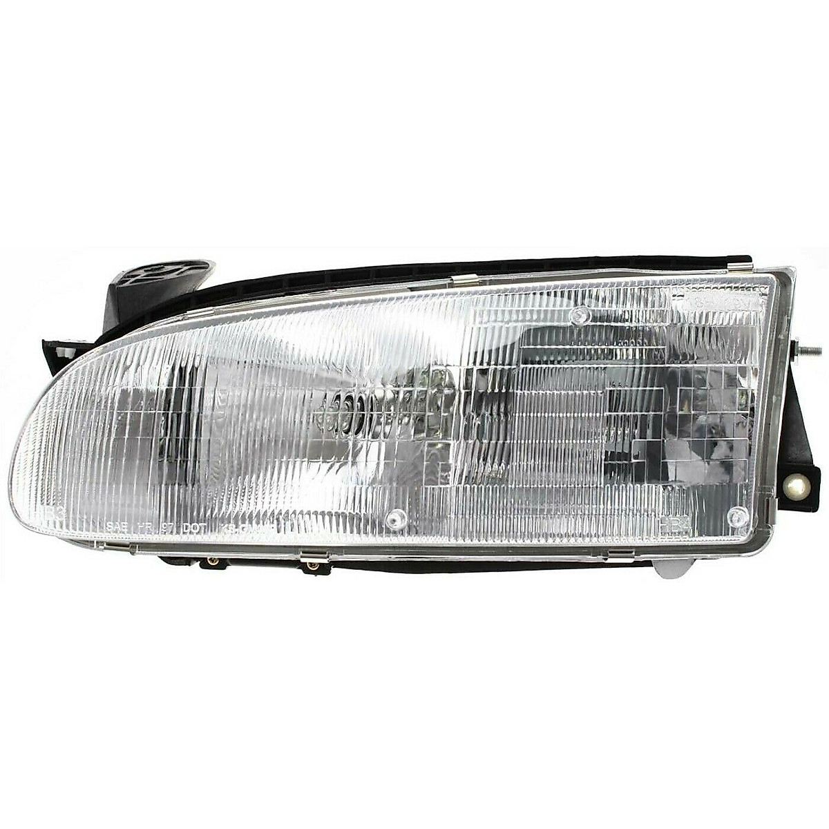 ZONEEAKO 2pcs Headlight Halogen Bulb Left Right Side Clear Lens Headlamp with Bulb for Geo for Prizm Base/LSI 93-97 (2) Headlights 94852389 10818620