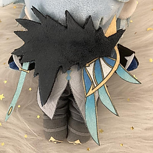 SSJTBEZX Dottore Genshin Impact Fatui l Dottore Plush Toys Doll Lovely Pillow Christmas New Year Birthday for Kids Gifts Soft Doll 23 cm/9.0 inch