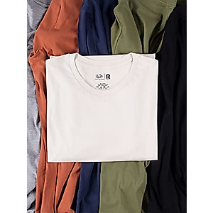 Fruit of the Loom Men's Recover Cotton T-Shirt Made with Sustainable, Low Impact Recycled Fiber, Antique Green, X-Large