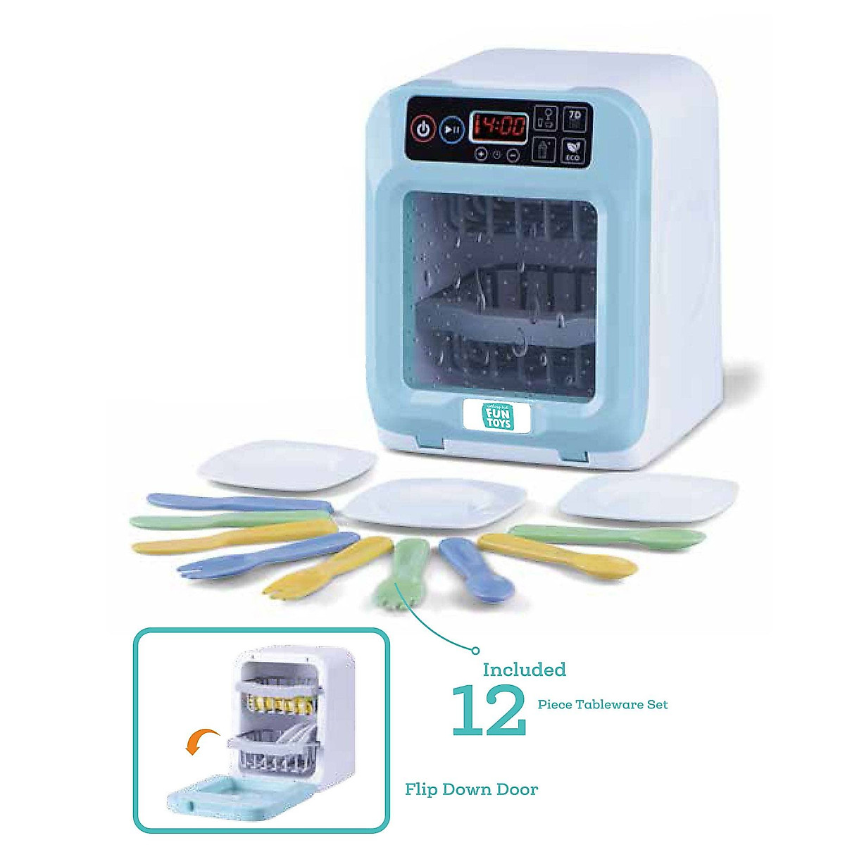 Nothing But Fun Toys My First Dishwasher Lights & Sounds Playset Designed for Children Ages 3+ Years, Multi