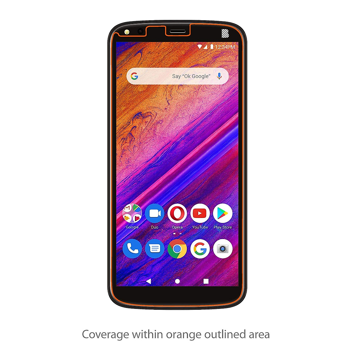 BoxWave Screen Protector Compatible with BLU G5 - ClearTouch Anti-Glare (2-Pack), Anti-Fingerprint Matte Film Skin for BLU G5