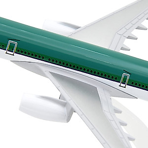 TANG DYNASTY 1:400 Air Bus A330-300 Ireland AER Lingus Metal Airplane Model Plane Toy Plane Model (Green)