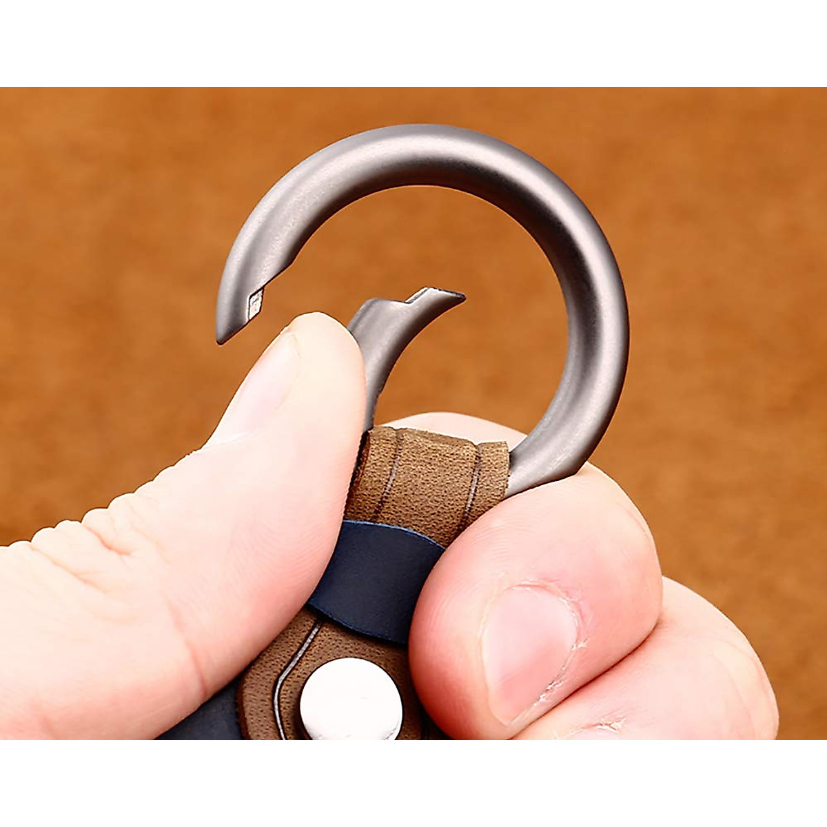 ontto Key Fob Cover for 2018 2019 Land Rover Range Rover Remote Keycase Shell Holder Genium Leather Protector Keychain Blue