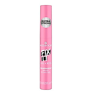 essence | Fix It Like A Boss Transparent Brow Fixing Gel | Long Lasting, Fast Drying Brow Sculpting Gel | Free From Oil, Parabens, & Microplastic Particles | Vegan & Cruelty Free