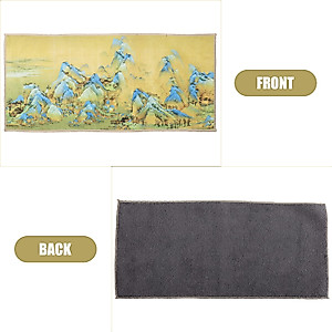 Hemoton 2pcs Tea Mat Tea Cloth Tea Ceremony Mat Coffee Bar Mat Tea Towels Kitchen Teaware Towel Suede Towel Absorbent Cleaning Towels Teacup Towel Household Coral Fleece Quick Dry Cloth