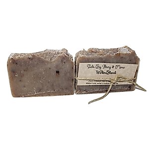 Suds By Stacy and More Winterblend Homemade Soap Bars (Two - 4 oz bars) cold processed with essential oils
