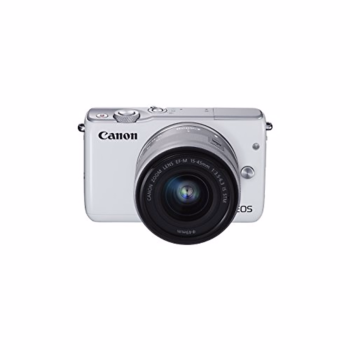 Canon EOS M10 Mirrorless Camera Kit with EF-M 15-45mm Image Stabilization STM Lens Kit (White)