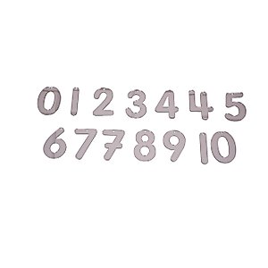 TickiT 9326 Mirror Numbers, Small (Pack of 14)