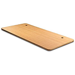 VWINDESK 60Inch Natural Bamboo Desk Table Top Only, Matching with Electric Adjustable Standing Desk Frame, Durable, Sustainable with 80mm Grommet Holes(30" x 60" x 1") Round Angle