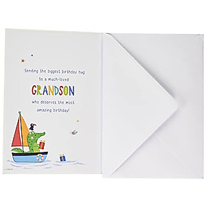 Regal Publishing Juvenile Birthday Card Age 4 Grandson - 9 x 6 inches -
