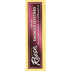 Reese Large Smoked Oysters - 3.7 oz