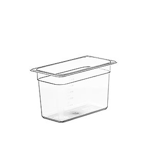 LIPAVI Sous Vide Container Model C5 – 1.75 Gallon, 12.7 X 7 Inch, Height 8 Inch. Strong, Clear Polycarbonate. NOT INCLUDED: Matching L5 rack and lids for virtually any Sous Vide machine.
