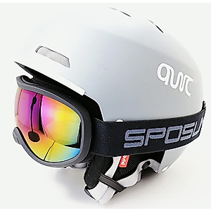 SPOSUNE Ski Goggles Over Glasses with Dual lens, Anti-fog Anti-UV Snow Goggle for Men Women Youth Skiing Snowmobile