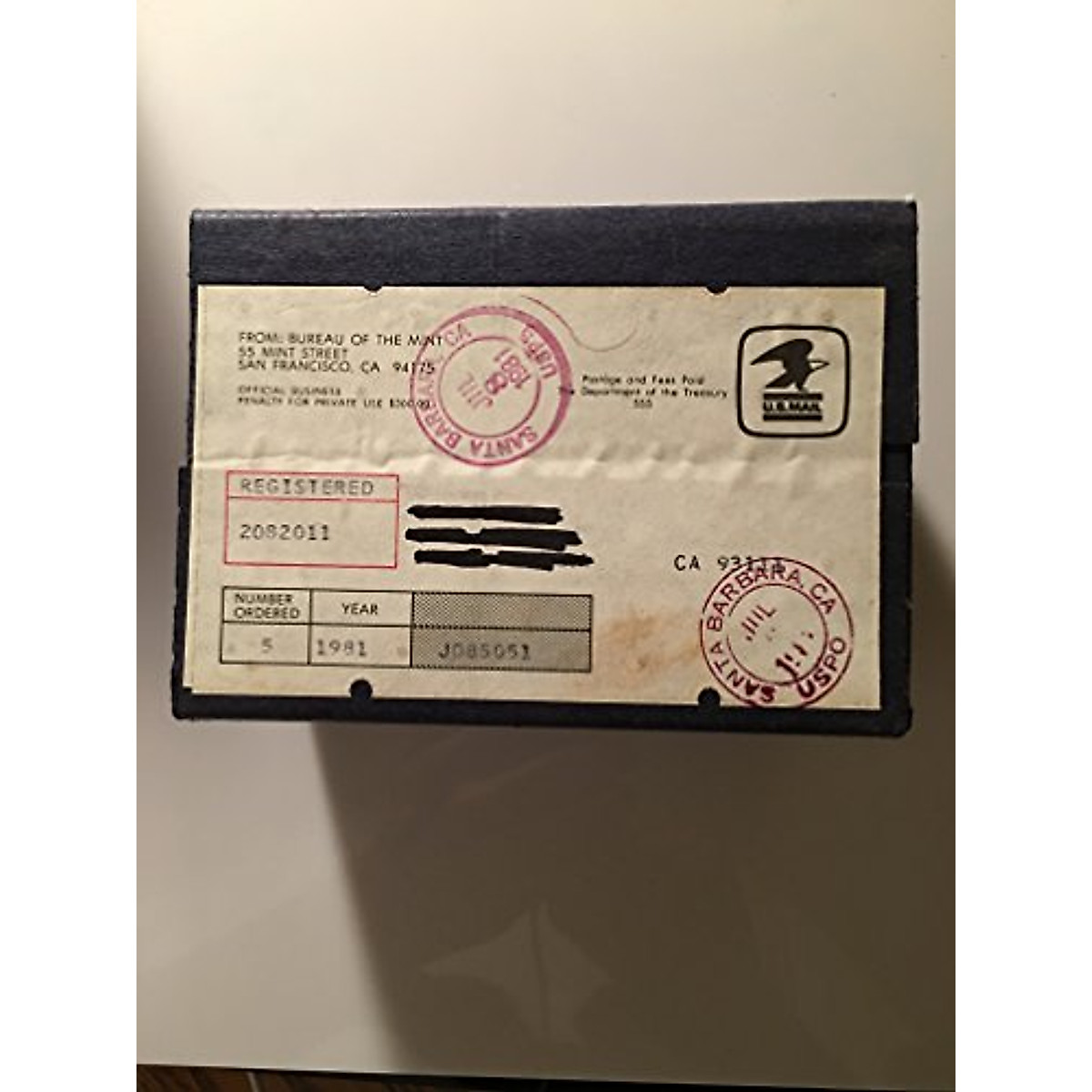 1981 Proof Set Sealed Box of 5 Sets Could Have Errors Or Type 2 Brilliant Uncirculated