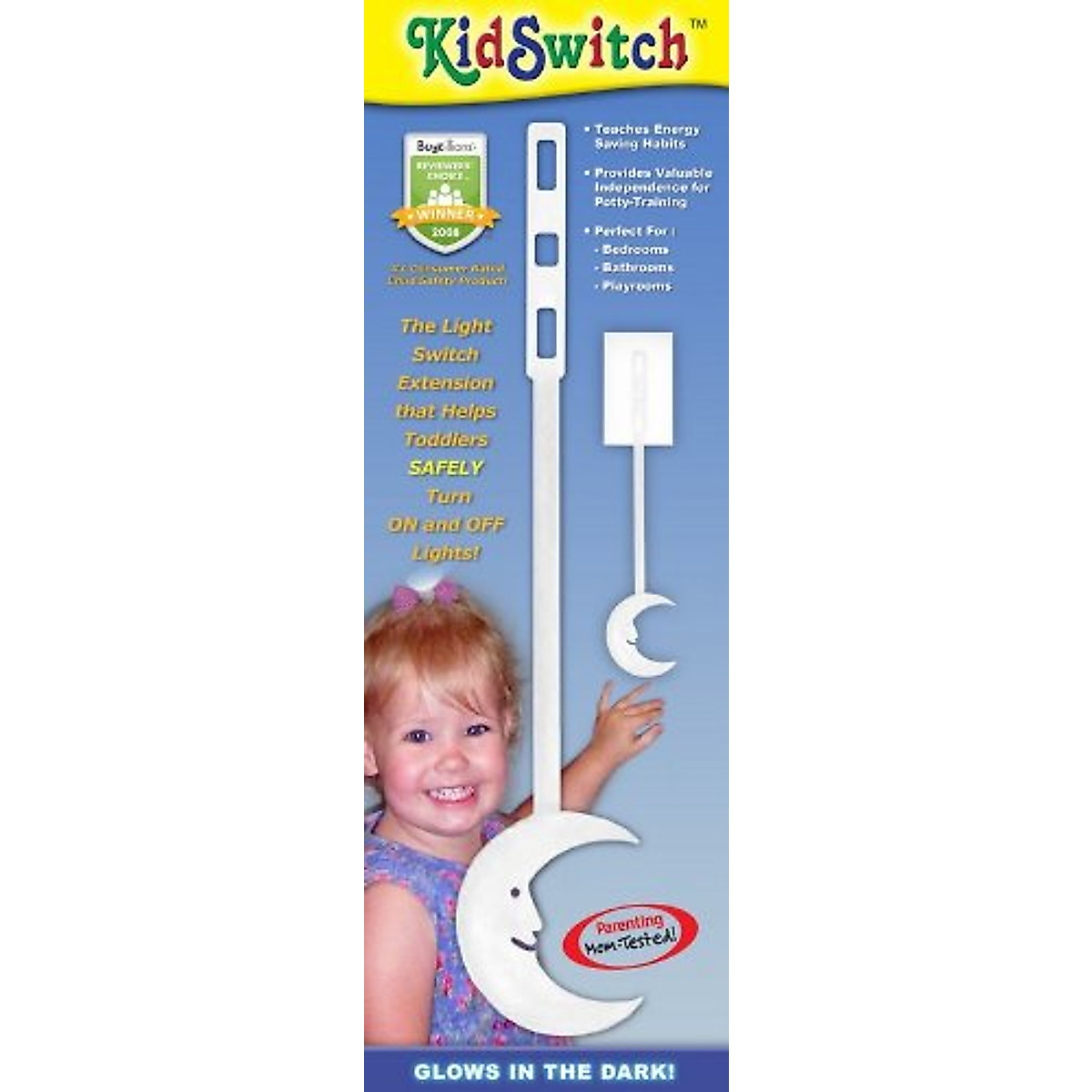 KidSwitch Award-Winning Light Switch Extender for Children & Toddlers - Original Style ** 6 Pack **