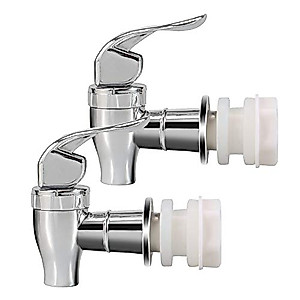 MUGLIO Replacement Spigot for Beverage Dispenser Carafes Push Style Spigots Replacement Lever Pour Spouts for Beverage Dispenser (2PCS)