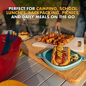 UCO 4-Piece Camping Mess Kit, Blue, Nylon