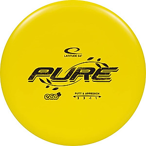Latitude 64 Eco Zero Pure Putt & Approach Golf Disc [Colors May Vary] - 173-176g