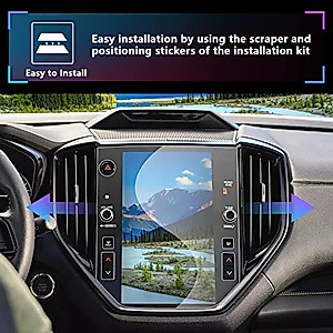 SXCY for 2023 Subaru Ascent 11.6 Inch Screen Protector Foils Touch Screen for 2023 Ascent Premium Limited【NANO】Soft Protective Film for 2023 Ascent 11.6 Inch GPS Stereo 2023 Ascent 11.6 Inch Navigation Display Screen Cover 2023 Ascent STARLINK Multimedi