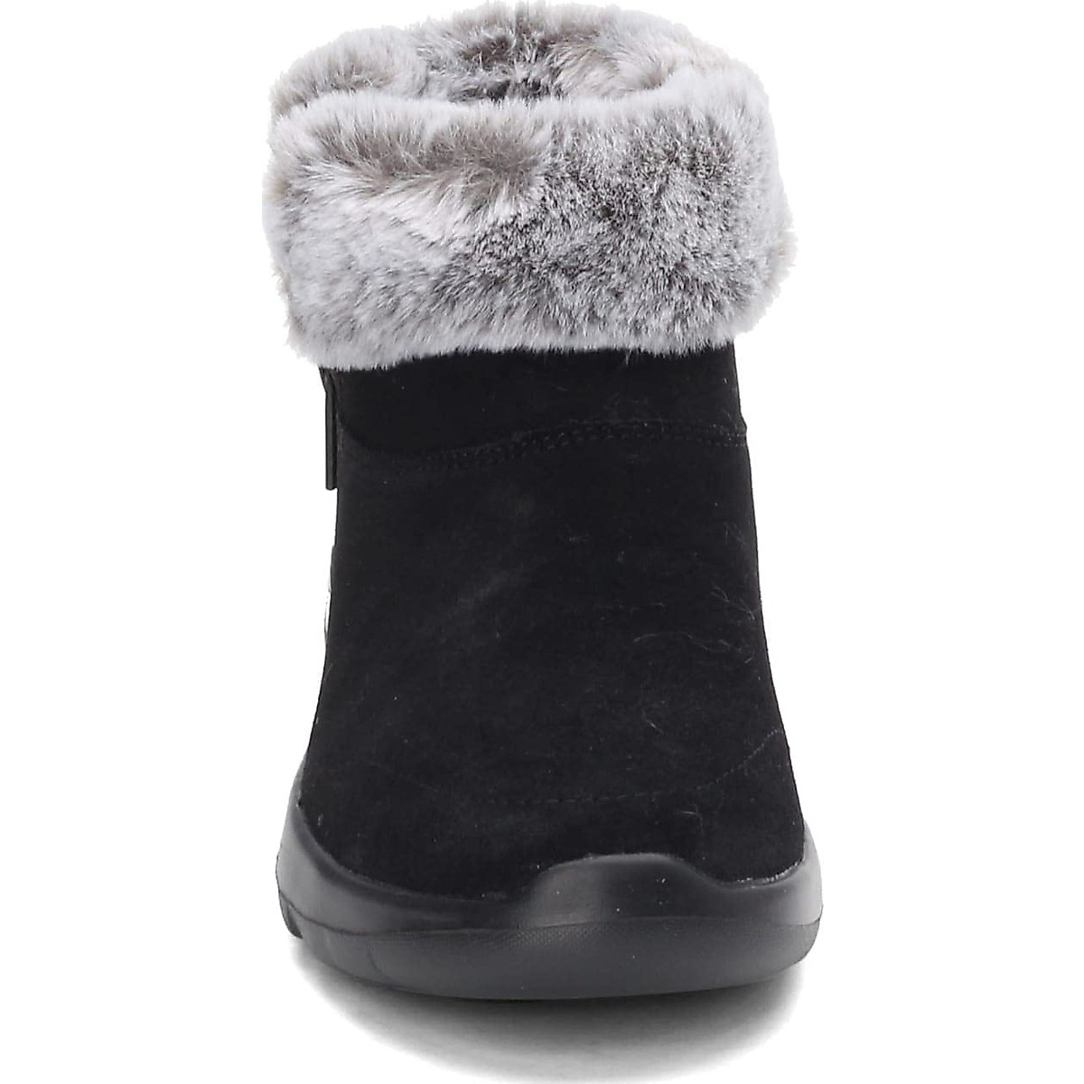 Skechers Women's On-The-Go Joy-Savvy Ankle Boot, Black/Grey, 10