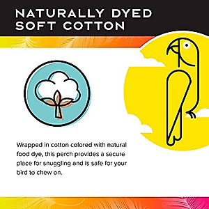 Paradise Toys Cotton Preening Ring, Medium, 12 x 8 inches