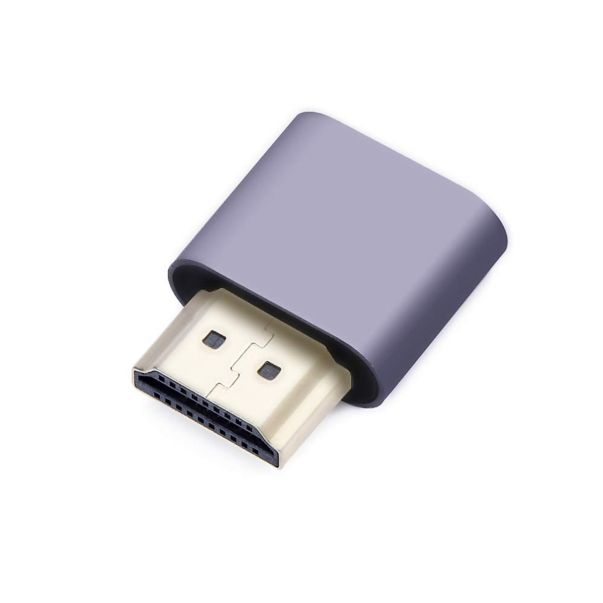 HDMI Dummy Plug fit-Headless Display Emulator DDC EDID Headless Ghos with Windows Mac OSX Linux Great for Graphics Acceleration Support 3840x2160@60Hz 2P