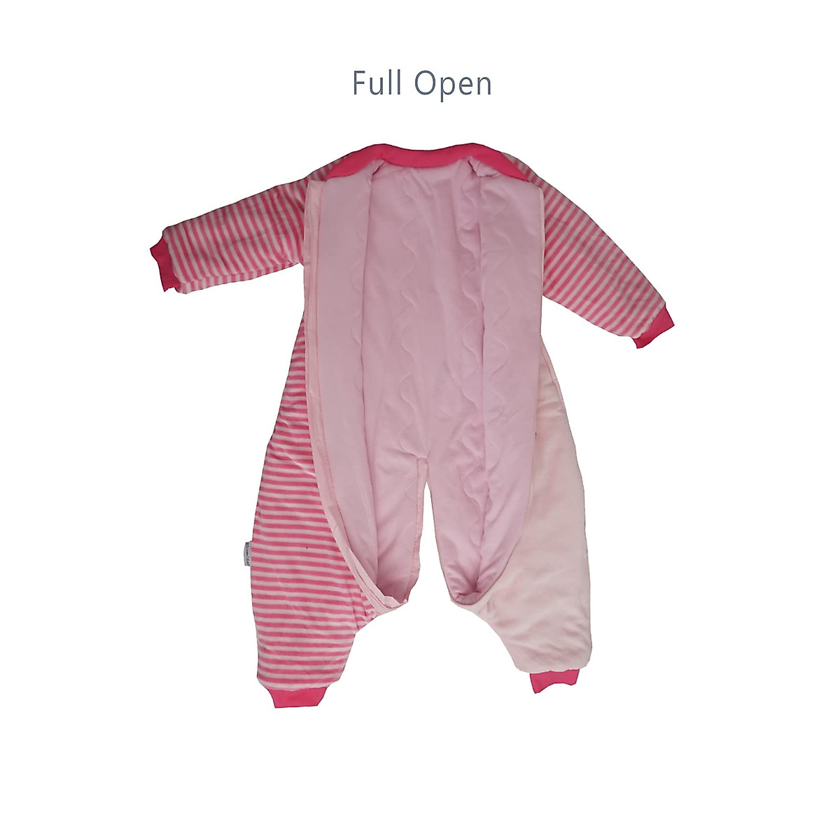 BLOOMSTAR Wearable Blanket with Legs, Baby Sleep Bag with Feet Winter, Toddler Sleeping Bag,Sack with Sleeve Velvet Thick 3.5 TOG