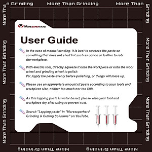 MORESUPERHARD 3Pcs Diamond Polishing Compound Polishing Paste，800 5000 14000 Grit for Marble Glass Metal Jewelry Metallographic Silver Gemstone，0.5 to 24 Micron，5 Gram with 20% of Diamond Powder