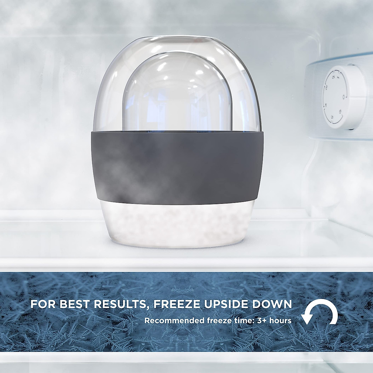 GALVANOX Freezer Chilled Stemless Wine Glass, Double Walled Insulated Frozen Chiller Cup (8.5oz) Fun Wine Lover Gift for Women/Her Rose All Day (Gift Boxed)