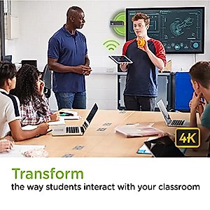 IOGEAR HDMI Wireless Video Sharing Device - 1080p@60Hz - Wireless 2.4/5GHz w/WPA-2 Security - Up to 30Ft in-Room - Mirror Mode - Laptop or Phone to Display - Win Mac OS iOS Android Chrome - GWAVRD