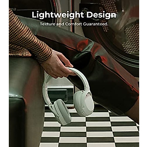 Edifier W820NB Plus Hybrid Active Noise Cancelling Headphones - LDAC Codec - Hi-Res Audio Wireless & Wired - Fast Charge - 49H Playtime - Over Ear Bluetooth V5.2 Headphones- Green