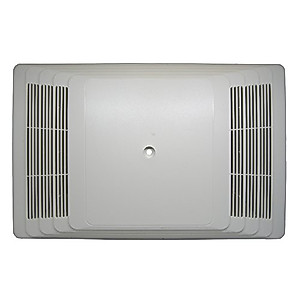 Broan S97013581 Bathroom Fan Cover Grille Assembly Kit, White