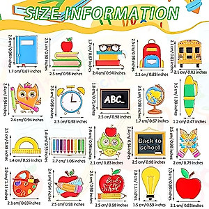 40 Pcs Back to School Enamel Pins Bulk for Students Teachers Enamel Cute Brooches Lapel Pins Back to School Brooch Pins for Clothes Bags Accessories Gifts