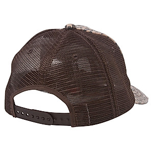 Women's Print Mesh Canvas Trucker Baseball Cap Hat