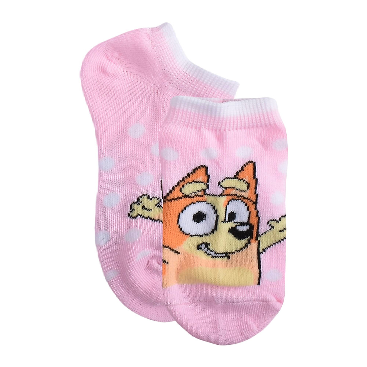 Bluey Boys Kids No Show Socks, Pink, 18-24 Months US
