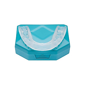 1+1 Professional Dental Splint with improved design, against Teeth Grinding, Mouth Guard for Clenching at Night TMJ Relief Protection Bruxism Custom Fit Bite Tray storage case included
