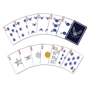 The Marine Corps Gift Shop USAF Professional Quality Air Force Playing Cards